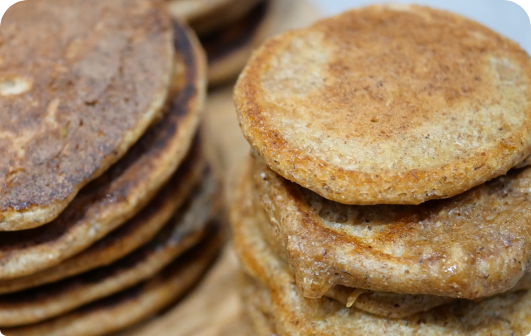 Blinis Recipe with Spent Grain Flour - Maltivor, sustainable ingredients